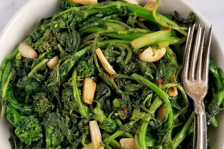 The Best Sautéed Rapini Recipe - Hip Hip Gourmet