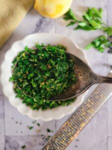 How to Make Italian-Style Gremolata - Hip Hip Gourmet