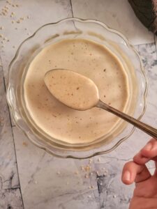 Creamy Japanese-Style Roasted Sesame Dressing - Hip Hip Gourmet