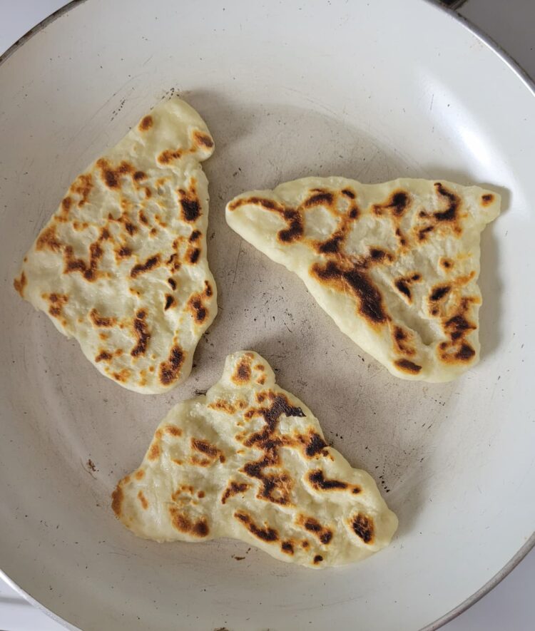 Simple Recipe for Naan Bread (2 Ingredients) - Hip Hip Gourmet