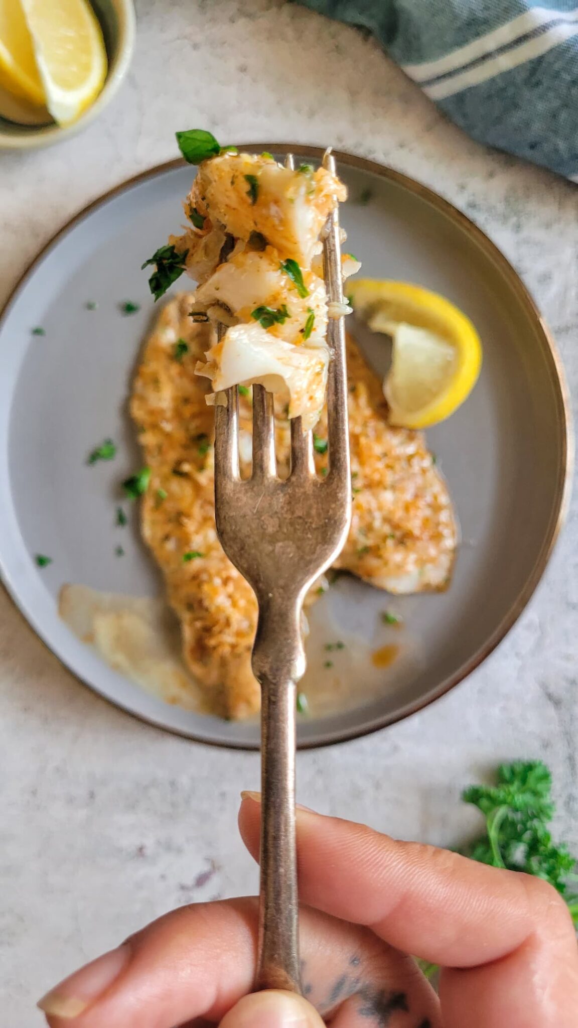 Crusted Parmesan Fish (Keto Friendly) - Hip Hip Gourmet