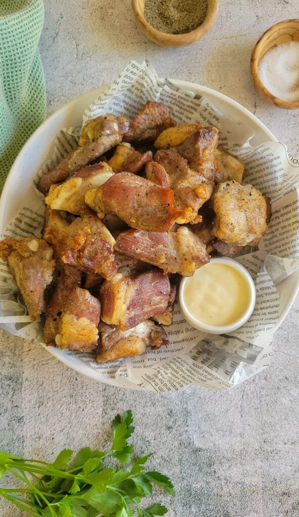 Riblets Pork Recipe (Pub Style Salt and Pepper Dry Ribs) - Hip Hip Gourmet