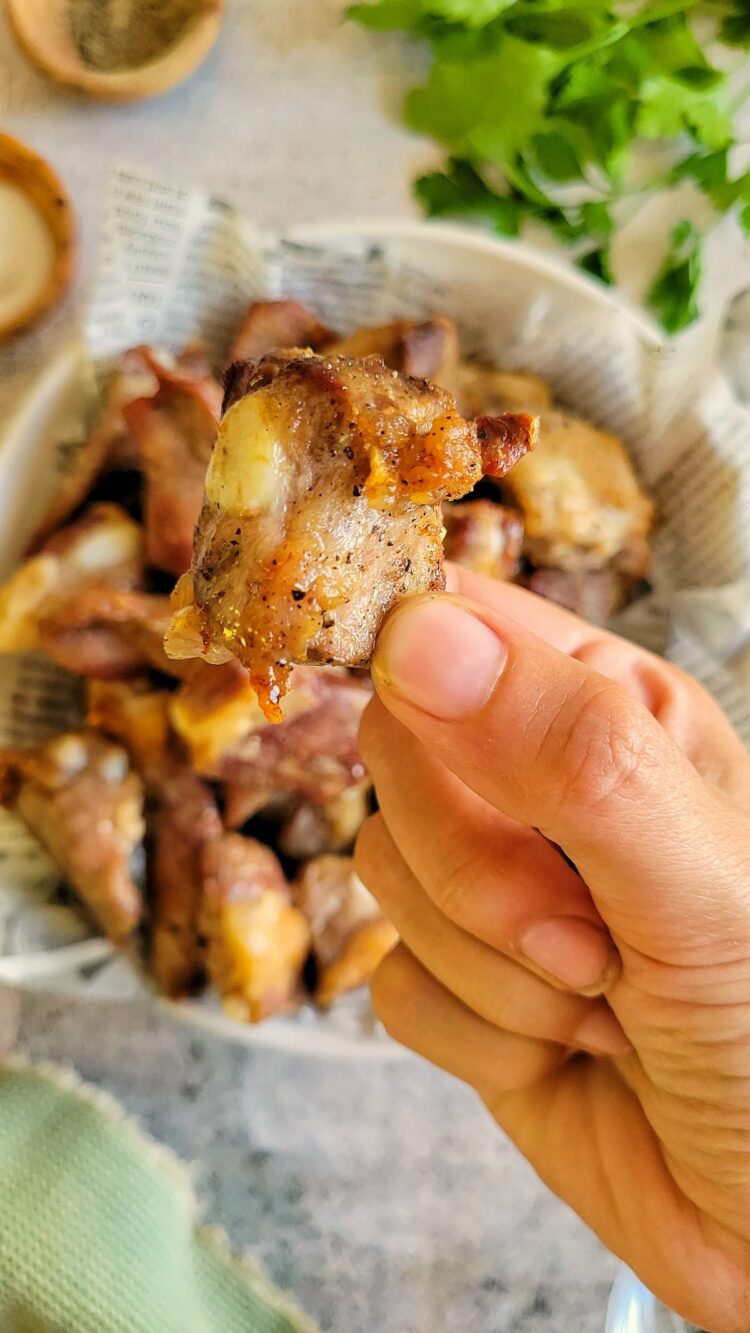 Riblets Pork Recipe (Pub Style Salt and Pepper Dry Ribs) - Hip Hip Gourmet