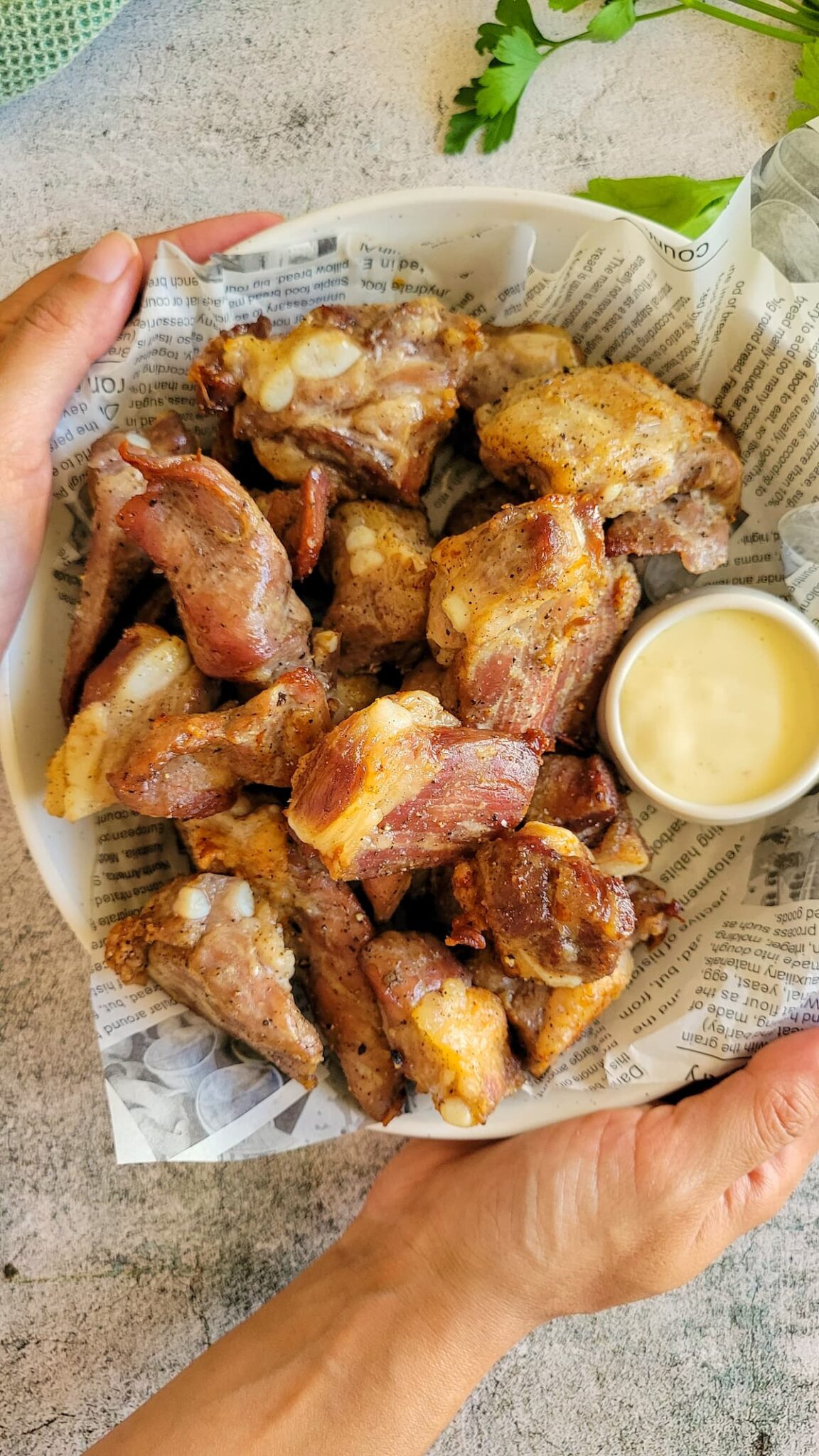 Riblets Pork Recipe (Pub Style Salt and Pepper Dry Ribs) - Hip Hip Gourmet