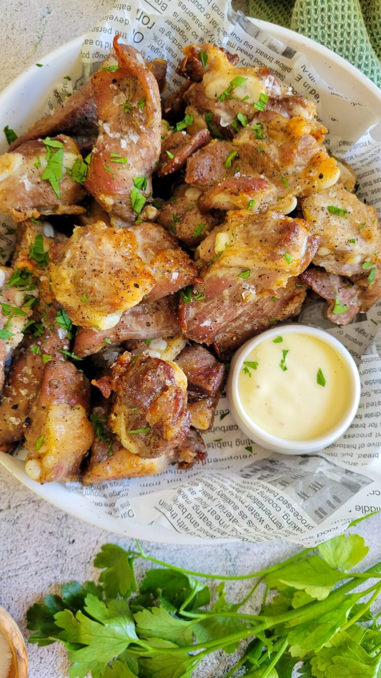 Riblets Pork Recipe (Pub Style Salt and Pepper Dry Ribs) - Hip Hip Gourmet