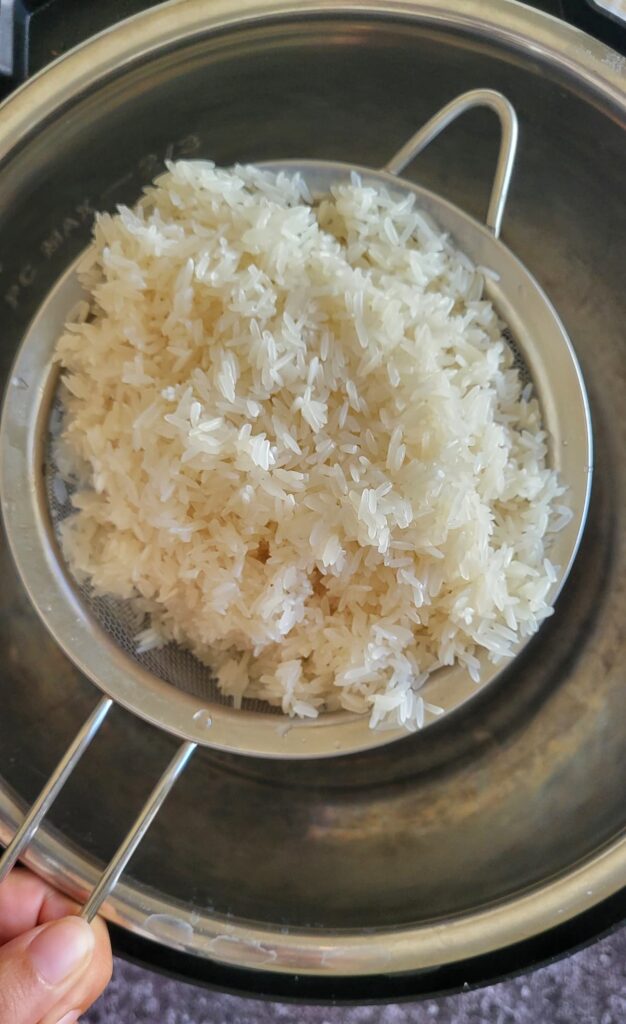 White Rice in the Pressure Cooker (Instant Pot) - Hip Hip Gourmet