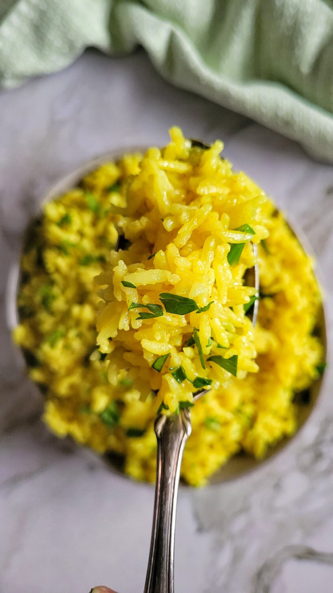 Turmeric Rice (Instant Pot or Stove Top) - Hip Hip Gourmet