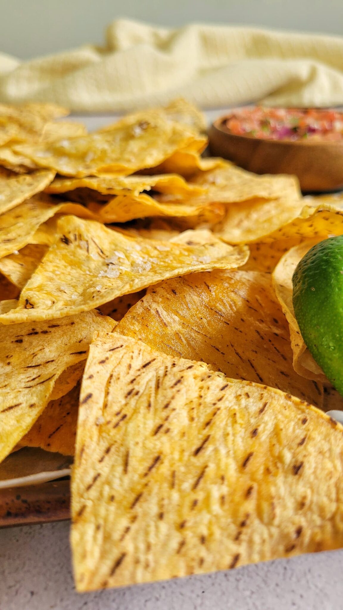 Making Tortillas into Chips (from Corn Tortillas) - Hip Hip Gourmet