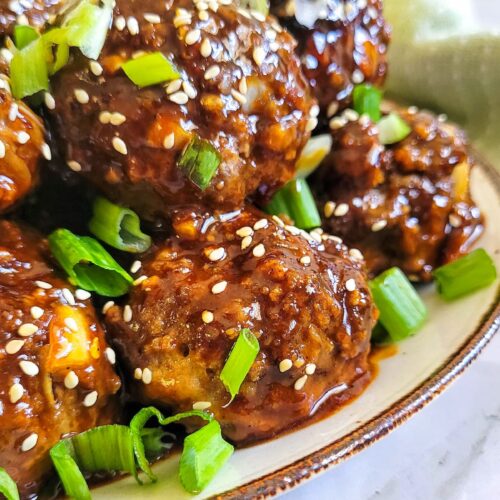 Sticky Asian Meatball Recipe - Hip Hip Gourmet