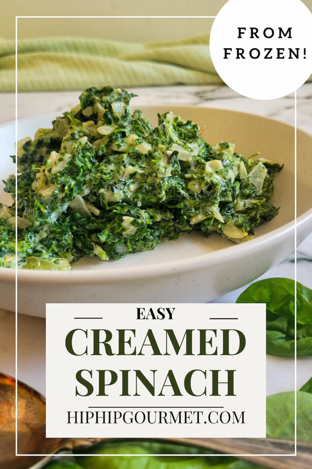 How To Make Creamed Spinach From Frozen - Hip Hip Gourmet