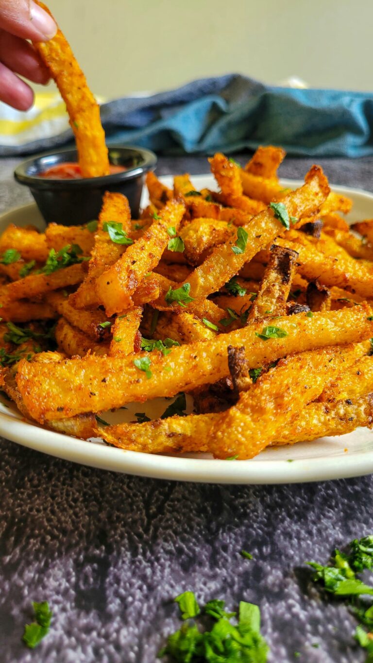 Crispy Keto Fries (The Ultimate Jicama Fry Recipe) - Hip Hip Gourmet
