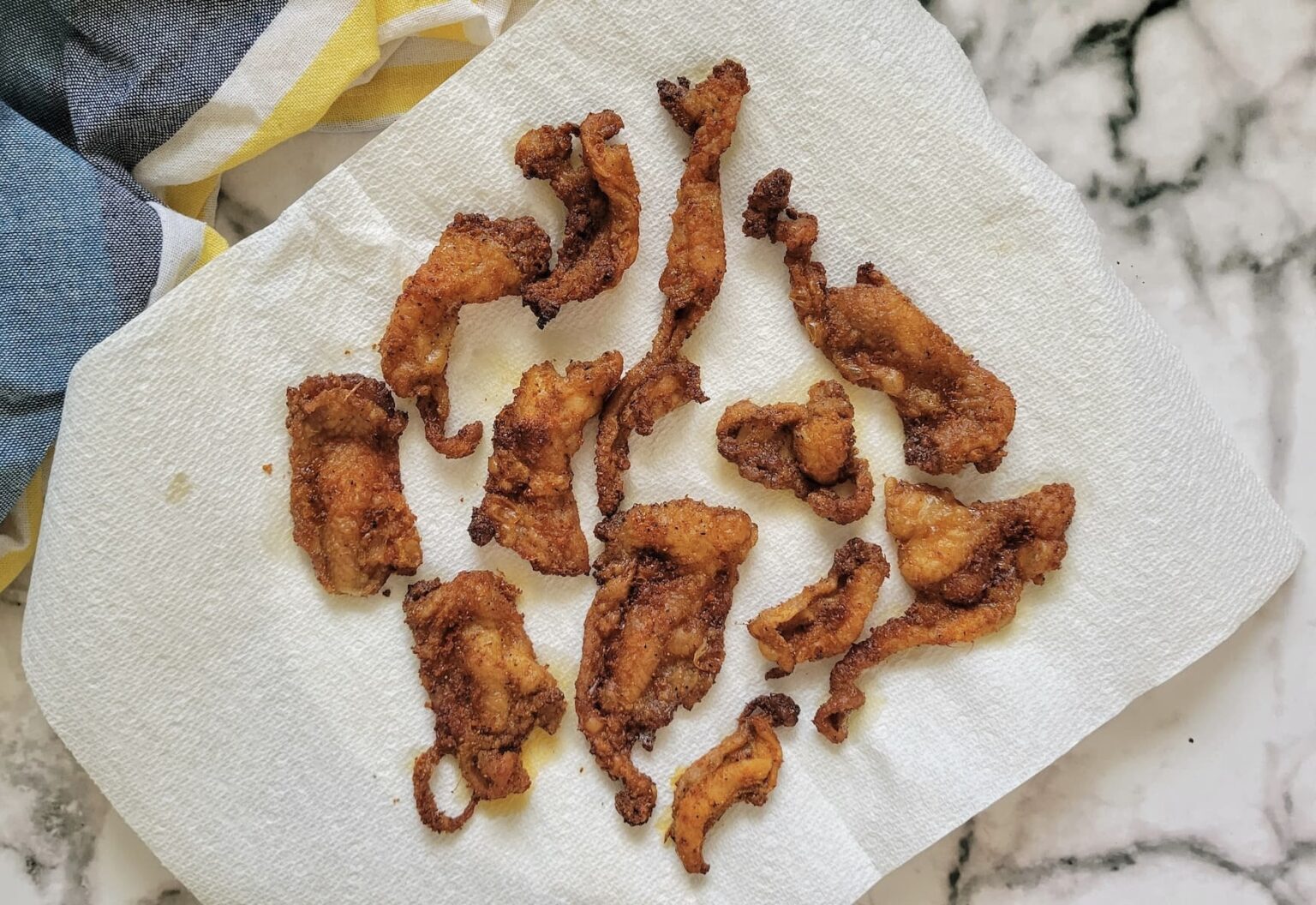 Crispy Chicken Skin Chips (Easy Oven or Air Fryer) - Hip Hip Gourmet