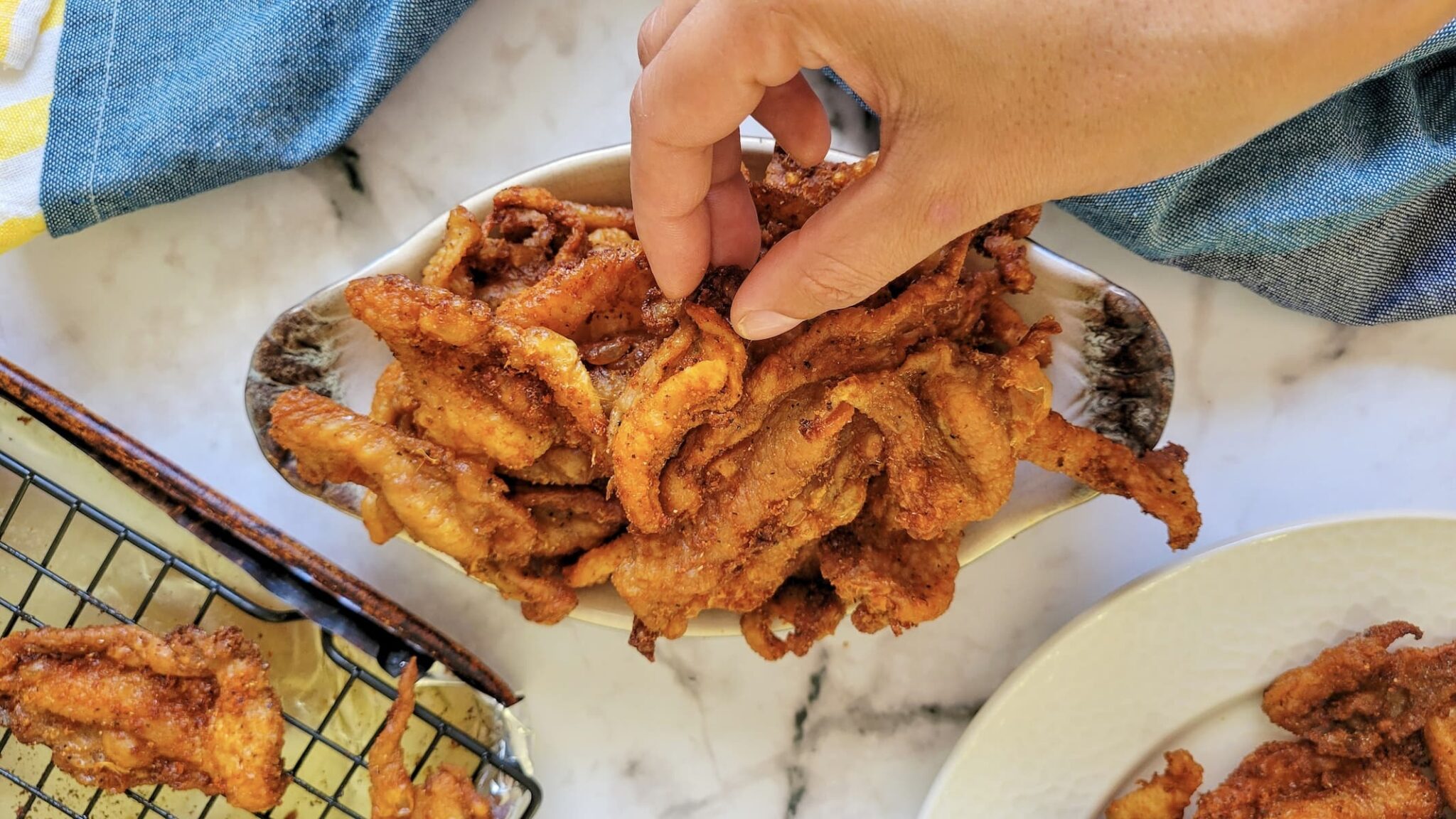 Crispy Chicken Skin Chips (Trust Me) - Hip Hip Gourmet