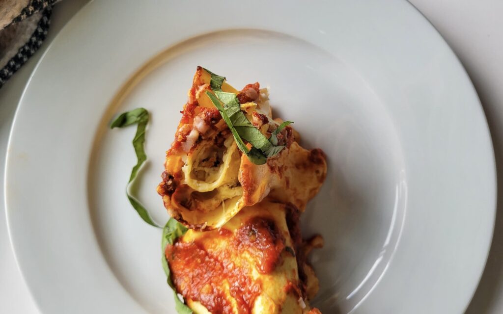 Rosette Al Forno with Mozzarella & Prosciutto - Hip Hip Gourmet