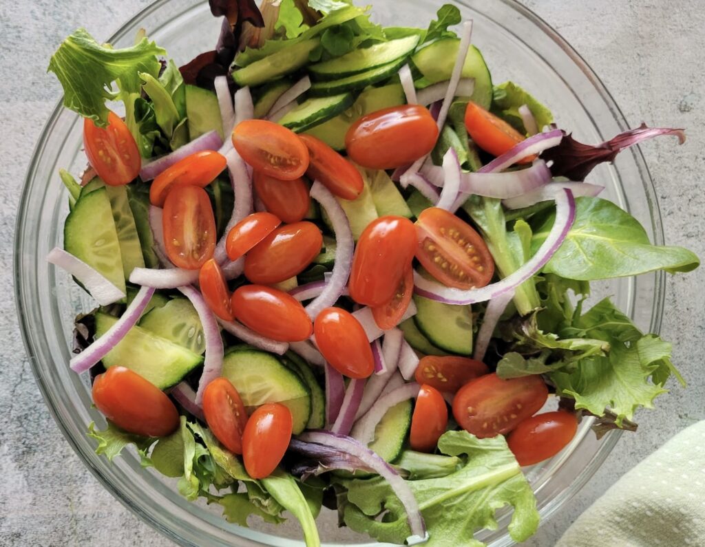 Restaurant-Style House Salad Recipe (Easy Garden Salad) - Hip Hip Gourmet