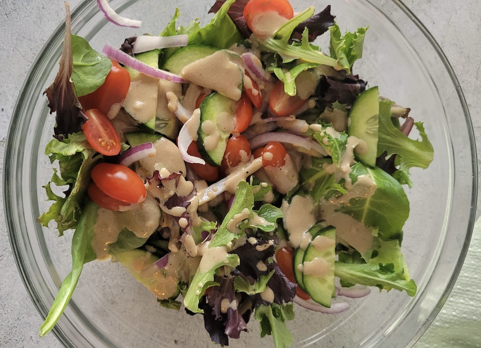 Restaurant-Style House Salad Recipe (Easy Garden Salad) - Hip Hip Gourmet