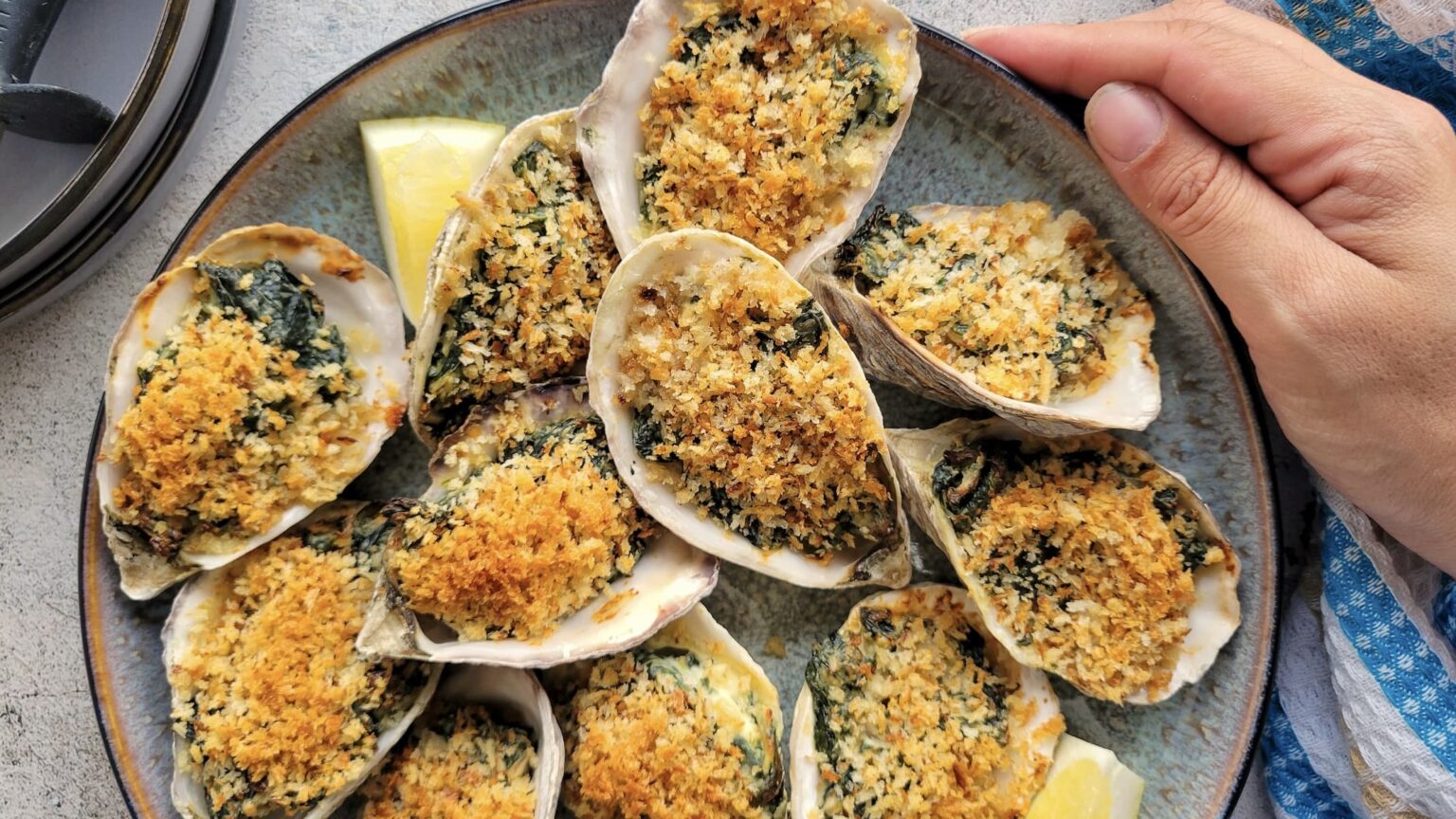 Baked Oysters Recipe (Creamy Rockefeller-Style!) - Hip Hip Gourmet